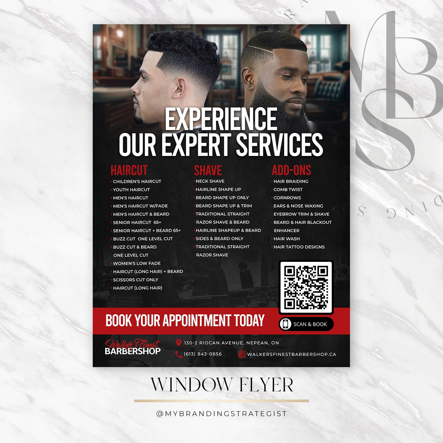 Window Flyer – My Branding Strategist